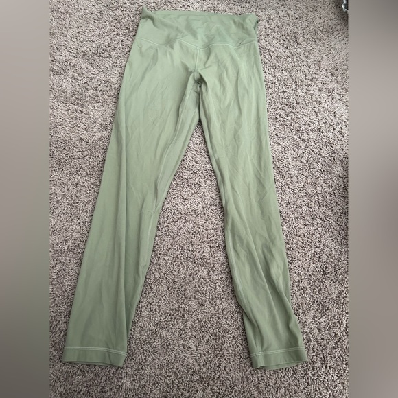 lululemon athletica | Pants & Jumpsuits | Sage Green Lululemon Leggings ...
